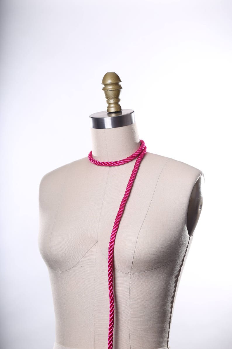 Magenta Satin Rope Trim. Hot Pink Silky Rope Tape/ Satin Rope | Etsy