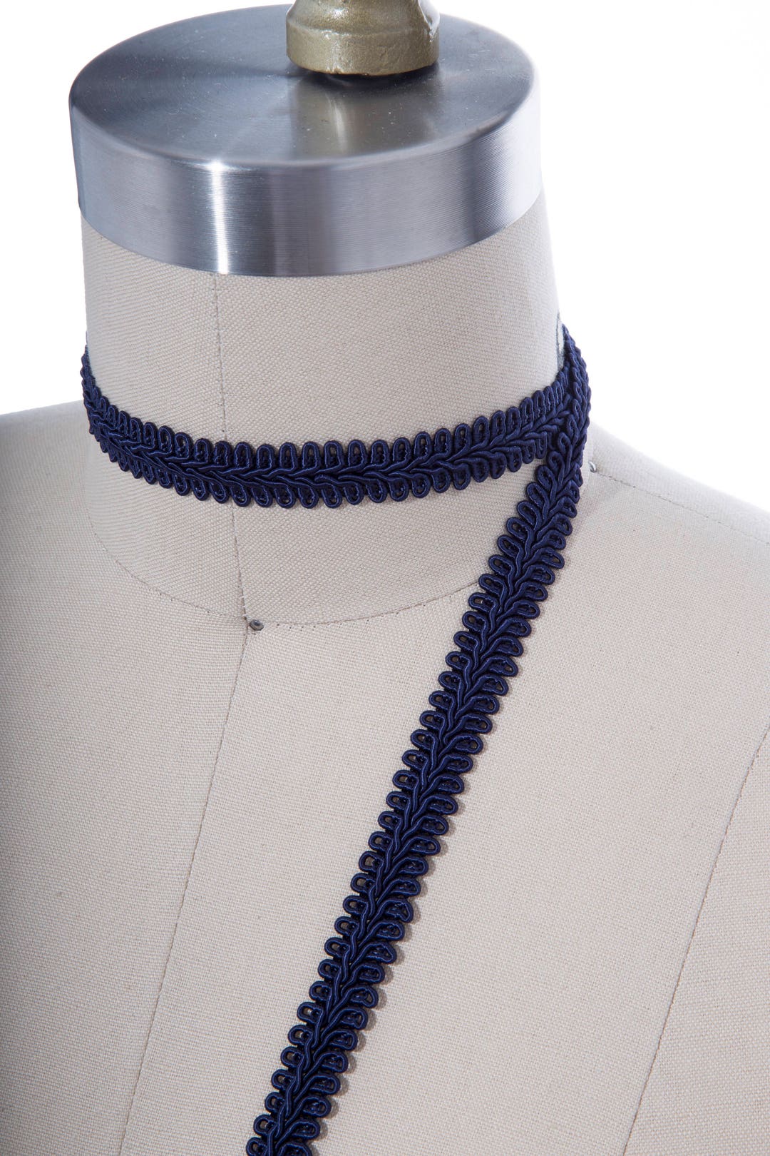 2 Yards Navy Blue Upholstery Gimp 5/8" 15mm / Dark Blue Gimp Trim/ Gimp ...