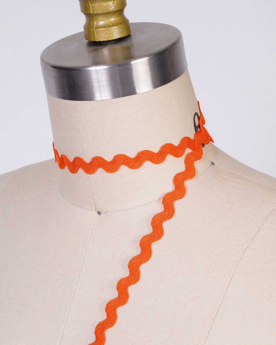 50 Yards Orange Ric Rac Trim 0.25" Vibrance Orange Zig Zag Trim Ric Rac ...