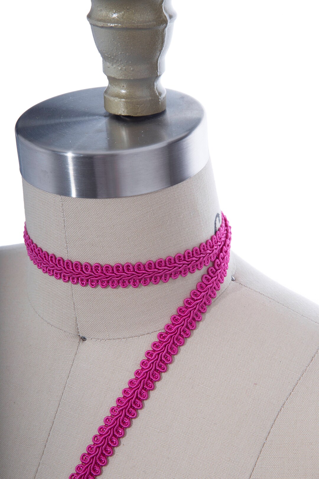 Magenta Gimp Trim Fuchsia French Braid Gimp Trim/ 2 YARDS Hot Pink ...