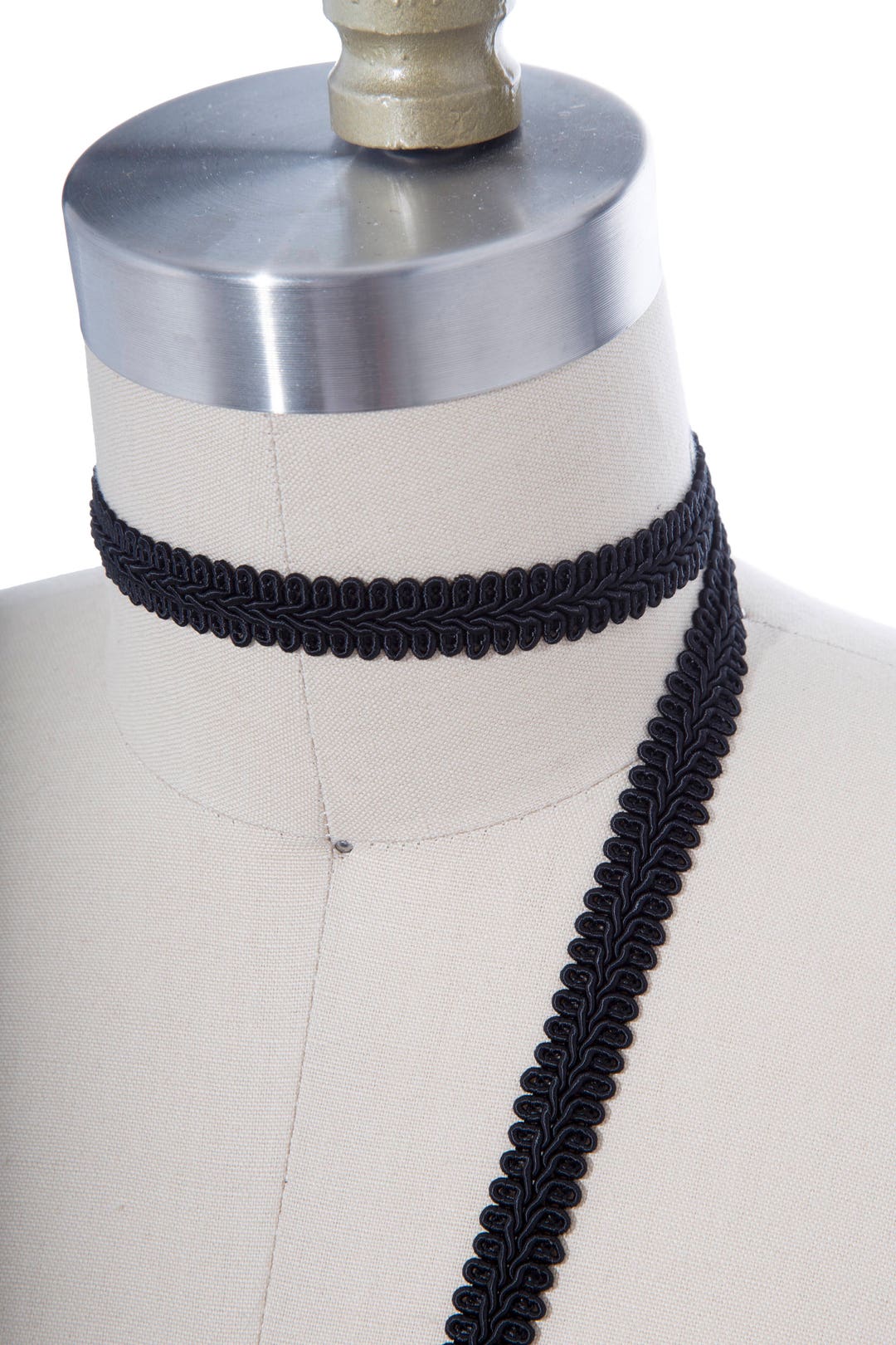 Black Gimp Trim 2 Yards 5/8" Classic Black French Gimp Braid/ Black ...