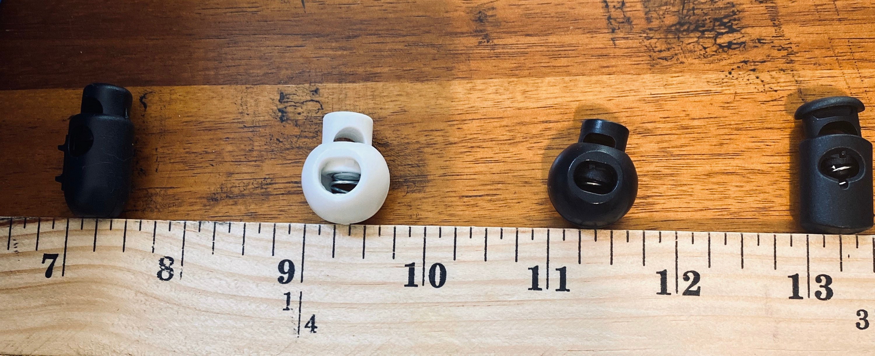 1 Dozen Black Plastic Oval Drawstring Cord Ends Adjuster for - Etsy