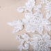 Ivory Applique White Applique/ White Beaded Applique Profoundly Beaded ...