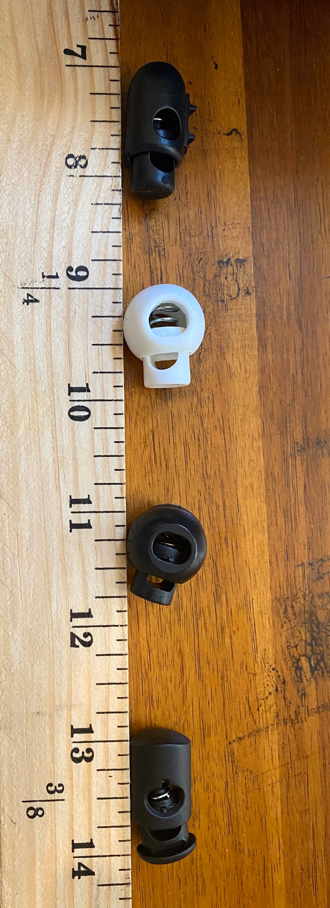 1 Dozen Black Plastic Oval Drawstring Cord Ends Adjuster for - Etsy