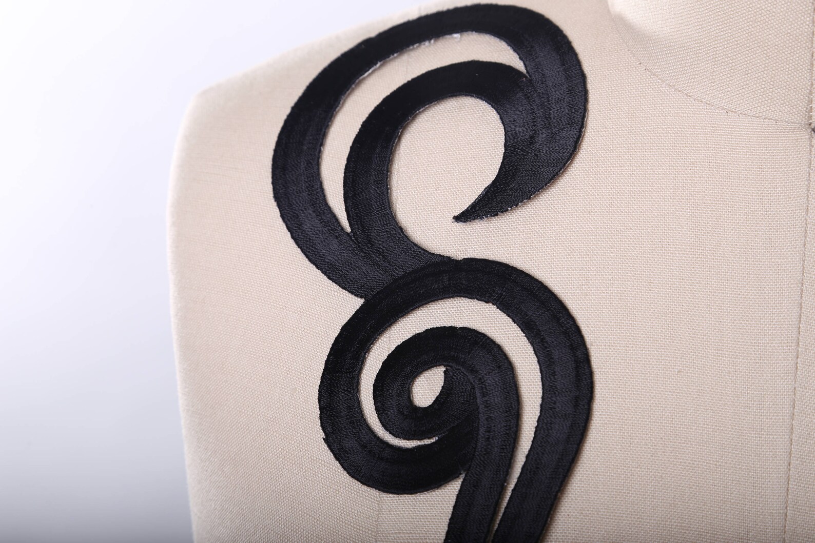 Iron on Black Applique 2 Pieces Black Patches in Chic and - Etsy