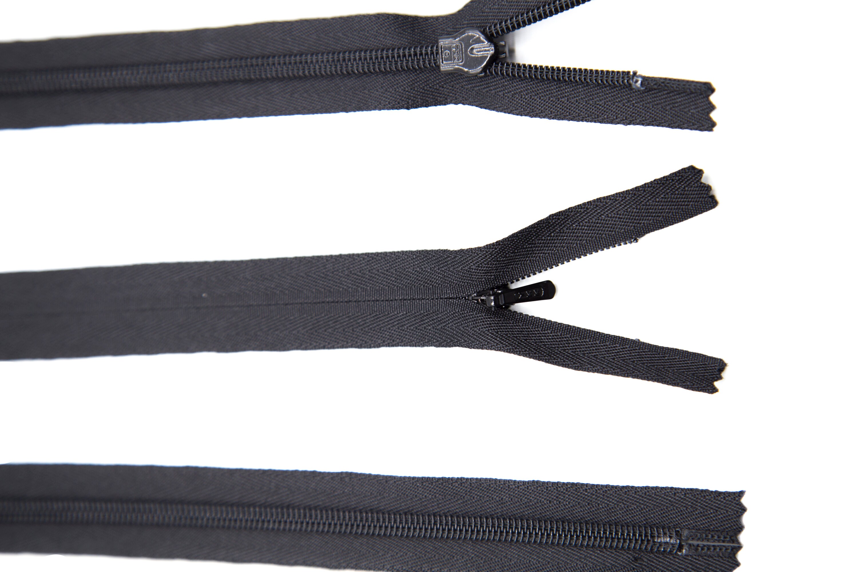 Black YKK Invisible Zipper: Dress & Gown Zipper, 25" Size #3 - Etsy