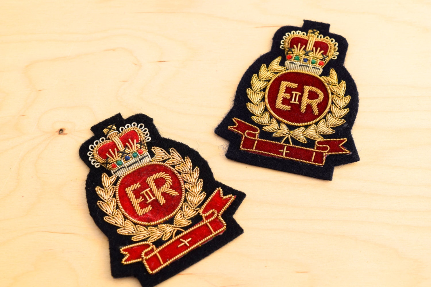 E II R Private School Inspired Bullion Emblem Crest Patch With - Etsy