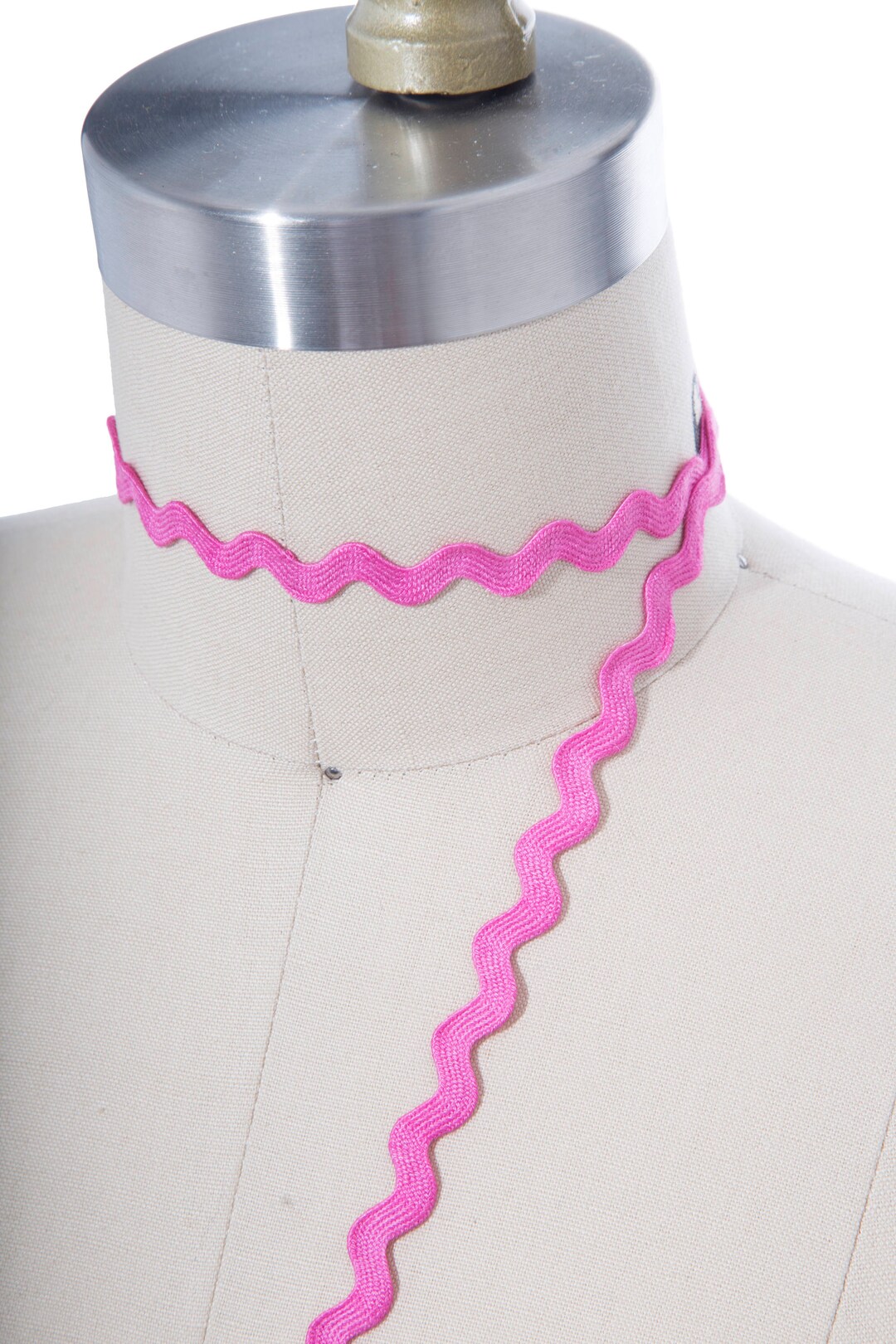 50 Yards Persian Pink Ric Rac Trim / Pink Zig Zag Trim / Pink Edging ...