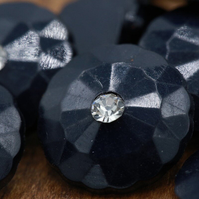 Rhinestone Button - Etsy