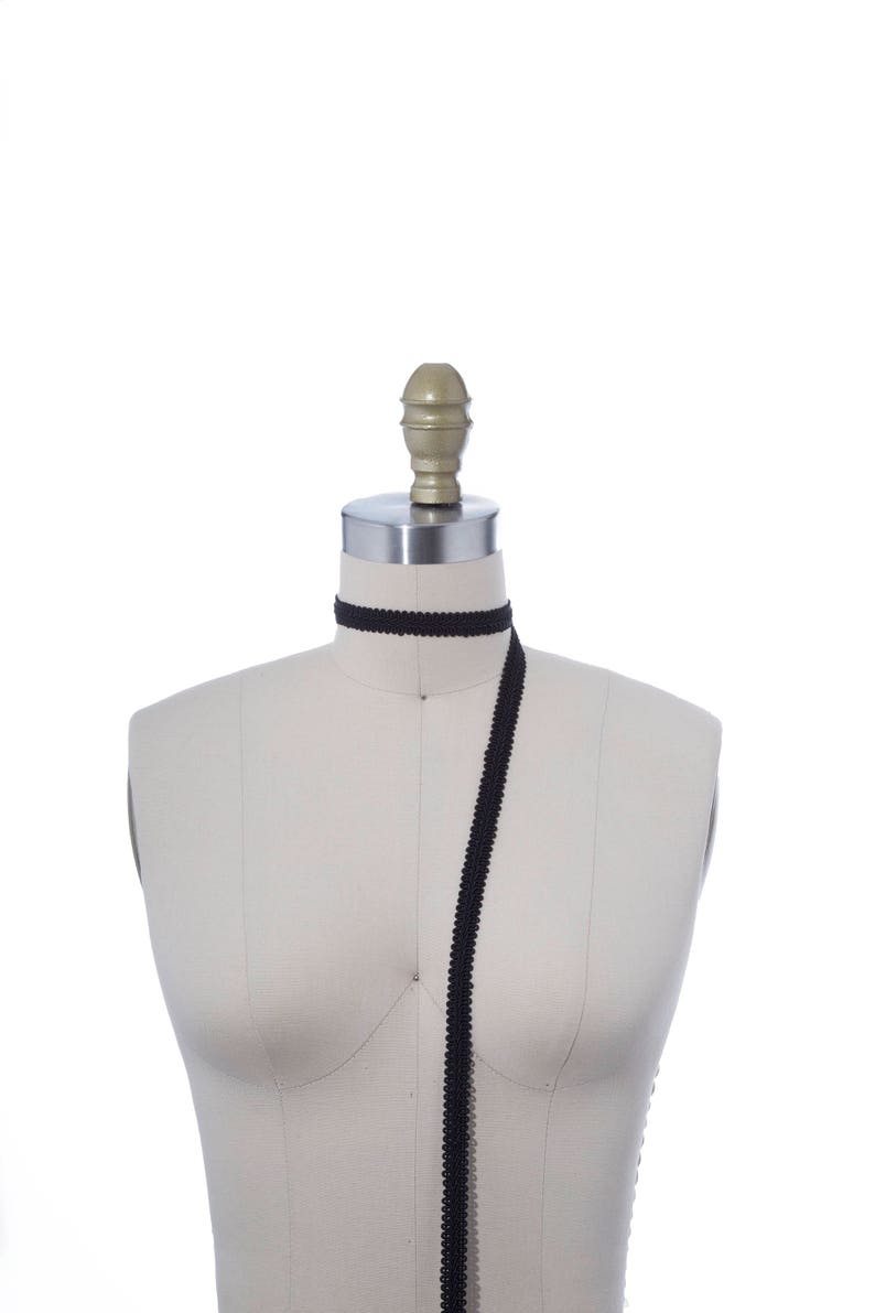 Black Gimp Trim 2 Yards 5/8" Classic Black French Gimp Braid/ Black ...