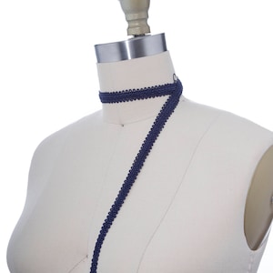 2 Yards Navy Blue Upholstery Gimp 5/8" 15mm / Dark Blue Gimp Trim/ Gimp ...