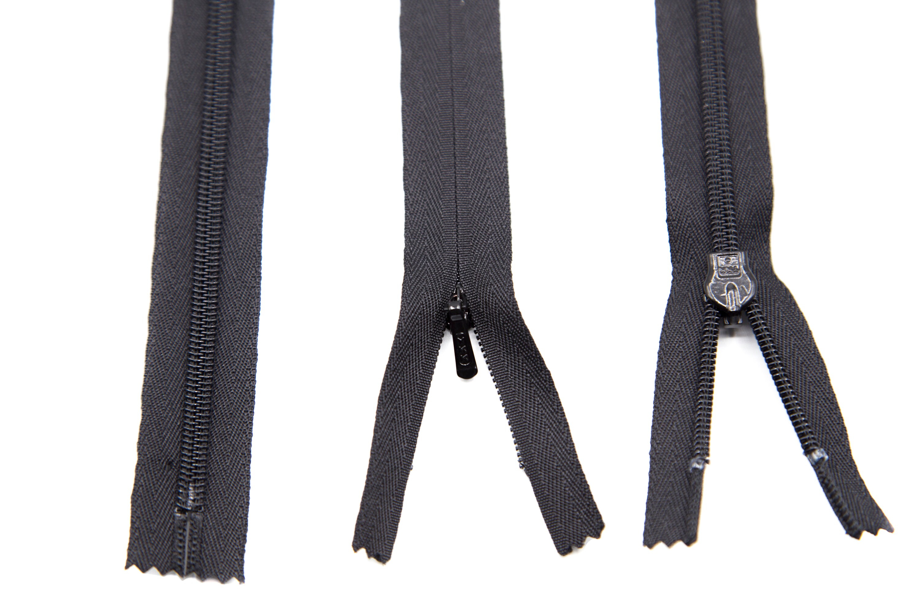 Black Invisible Zipper