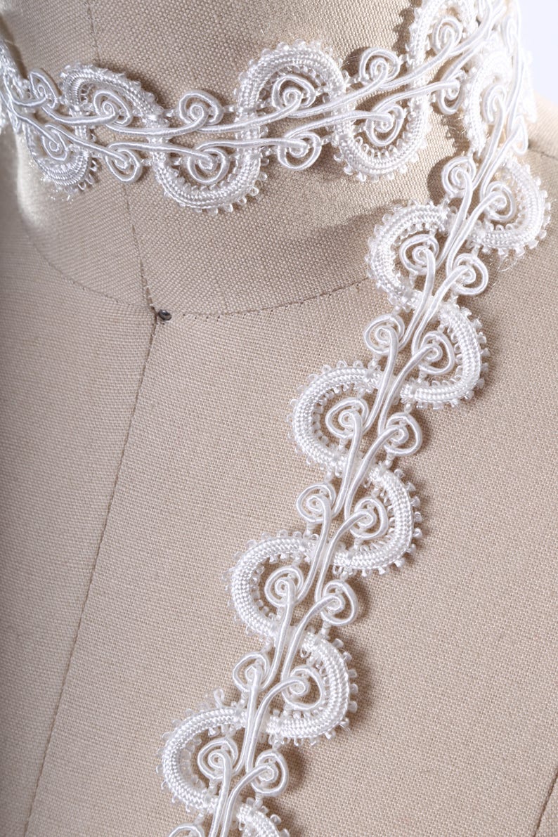 Ivory Gimp Trim 1 Yard Ivory Royal Gimp for Drapes - Etsy