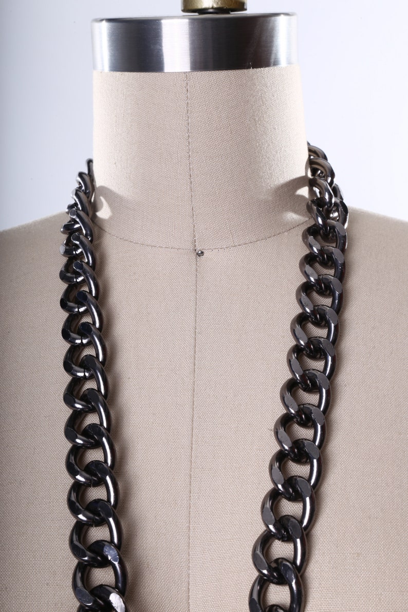 Gunmetal Chain/ Chain Sold by the Yard/ Fashion Chain/ Shiny - Etsy