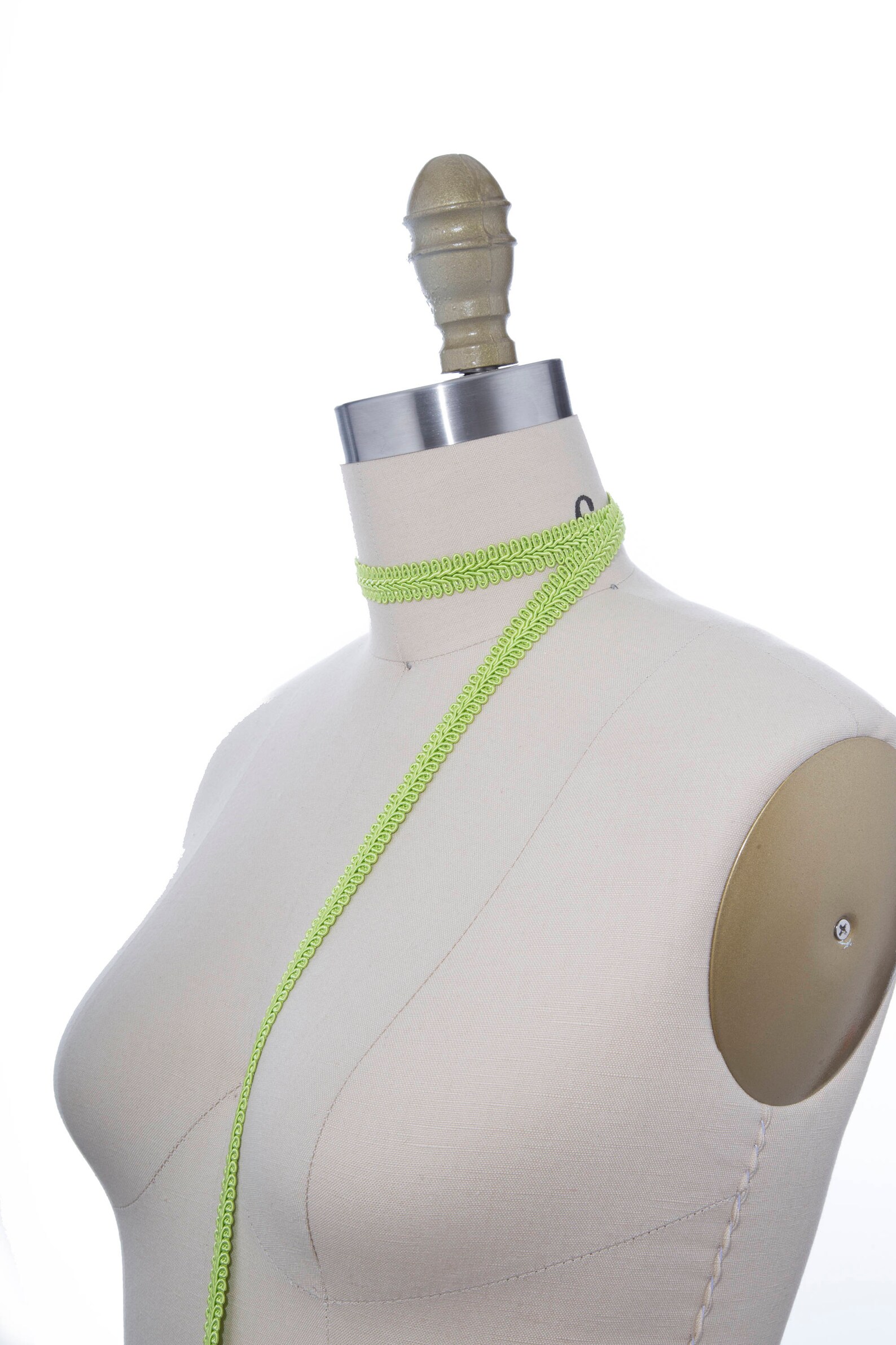 Green Gimp 2 Yards Lime Green Gimp Trim Lime Green Furniture | Etsy