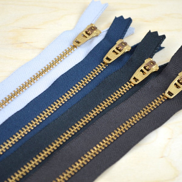 Ykk Metal Zippers - Etsy