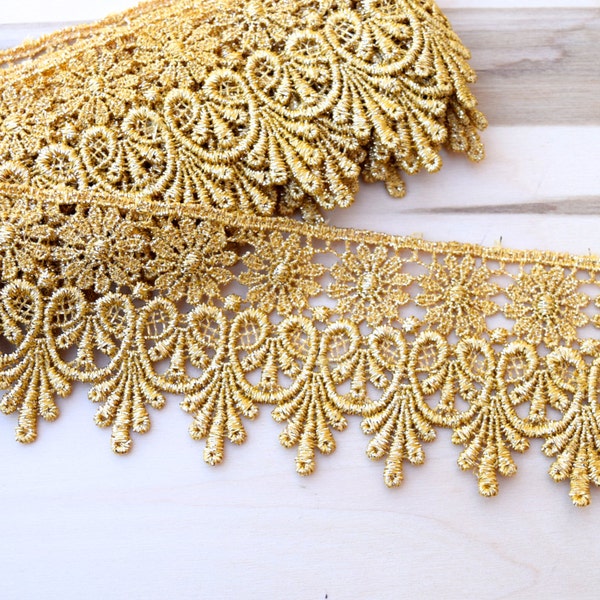Gold Fabric Trim - Etsy