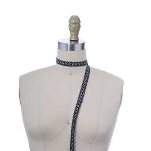 Black and Silver Gimp Trim 2 Yards / Black and Silver Furniture ...