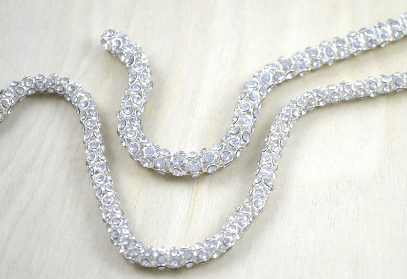 Rhinestone Cord / Rhinestone Chain/ Rhinestone Straps Perfect - Etsy