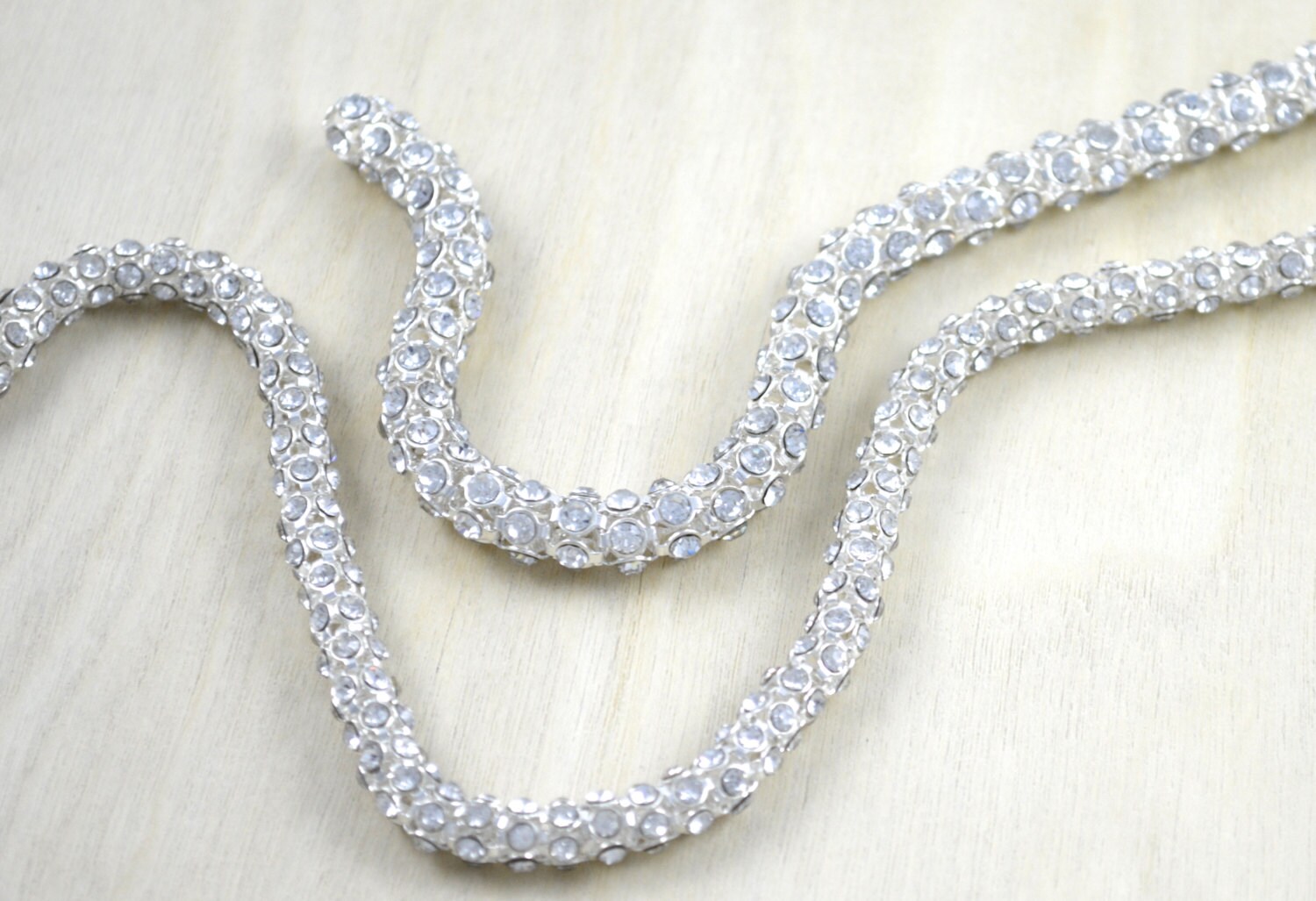 Rhinestone Cord / Rhinestone Chain/ Rhinestone Straps Perfect - Etsy