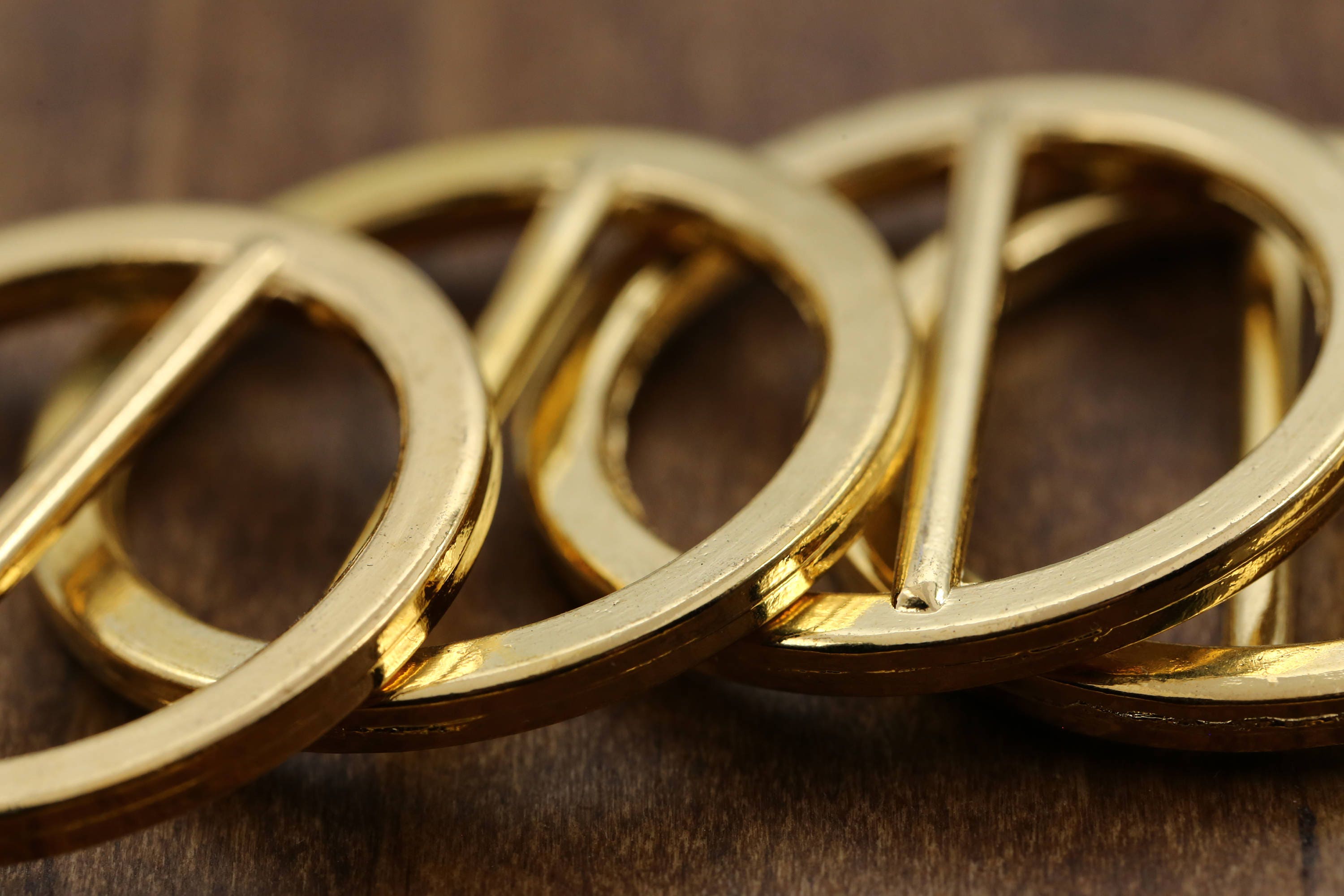 Gold Slider Buckle With Bar in Center. 2pcs Small Gold Buckle - Etsy