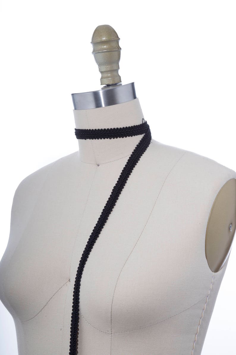 Black Gimp Trim 2 Yards 5/8" Classic Black French Gimp Braid/ Black ...