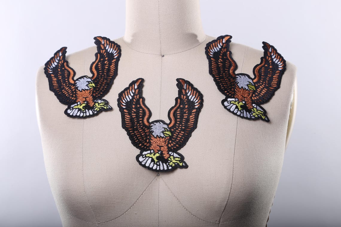 Eagle Patch/ Eagle Patch for Trucker Jackets/ Embroidery Eagle | Etsy