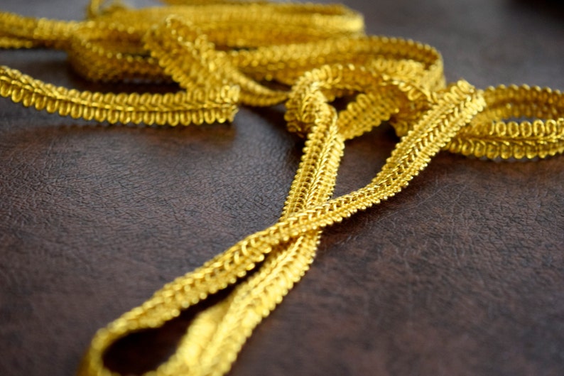 5/8 Metallic Gold or Silver French Gimp 2 YARDS | Etsy