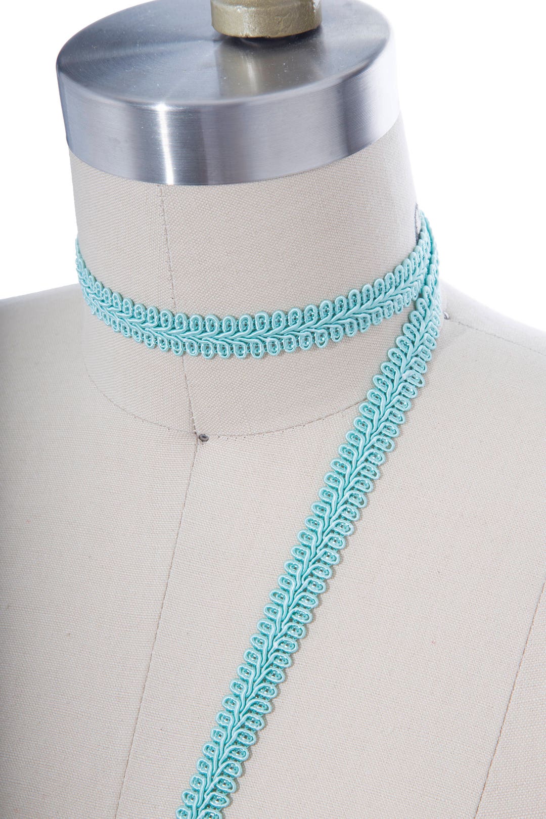 2 Yards: Turquoise Blue French Gimp Braid Trim - Etsy