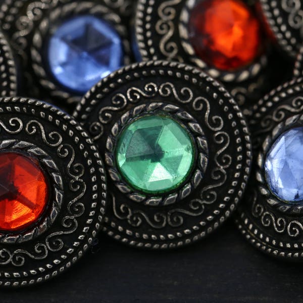 Gemstone Buttons - Etsy