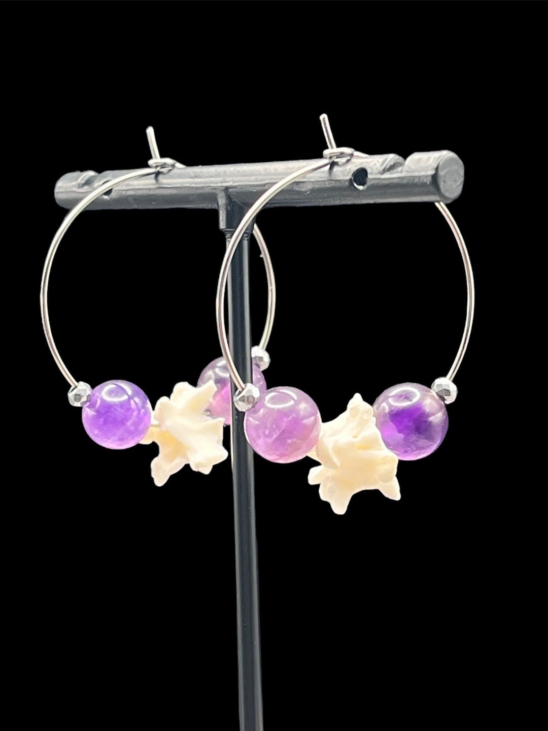 Macabre Oddities Style Real Bone Earring | Python Snake Vertebrae and ...