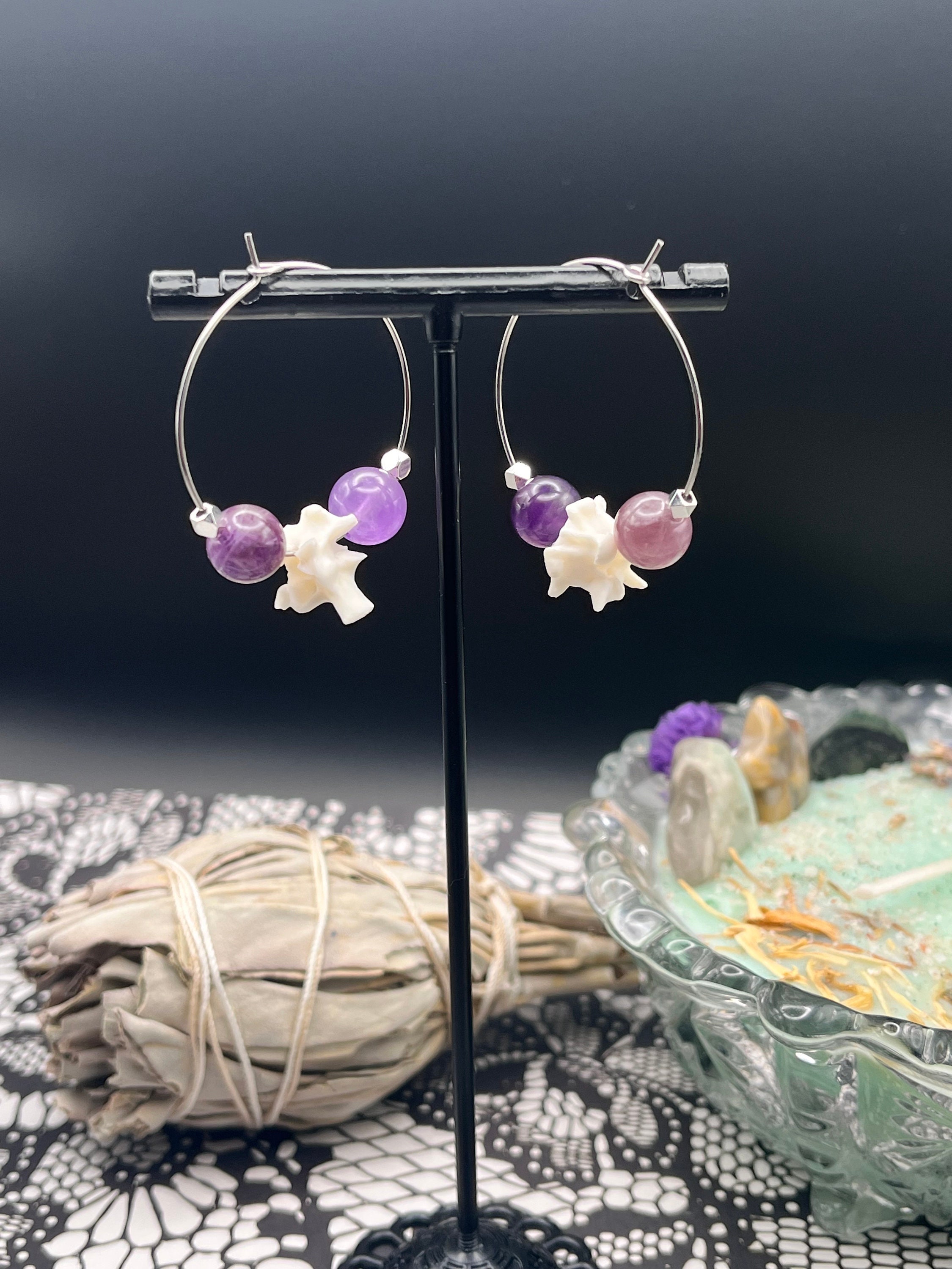 Macabre Oddities Style Real Bone Earring Python Snake Vertebrae and ...