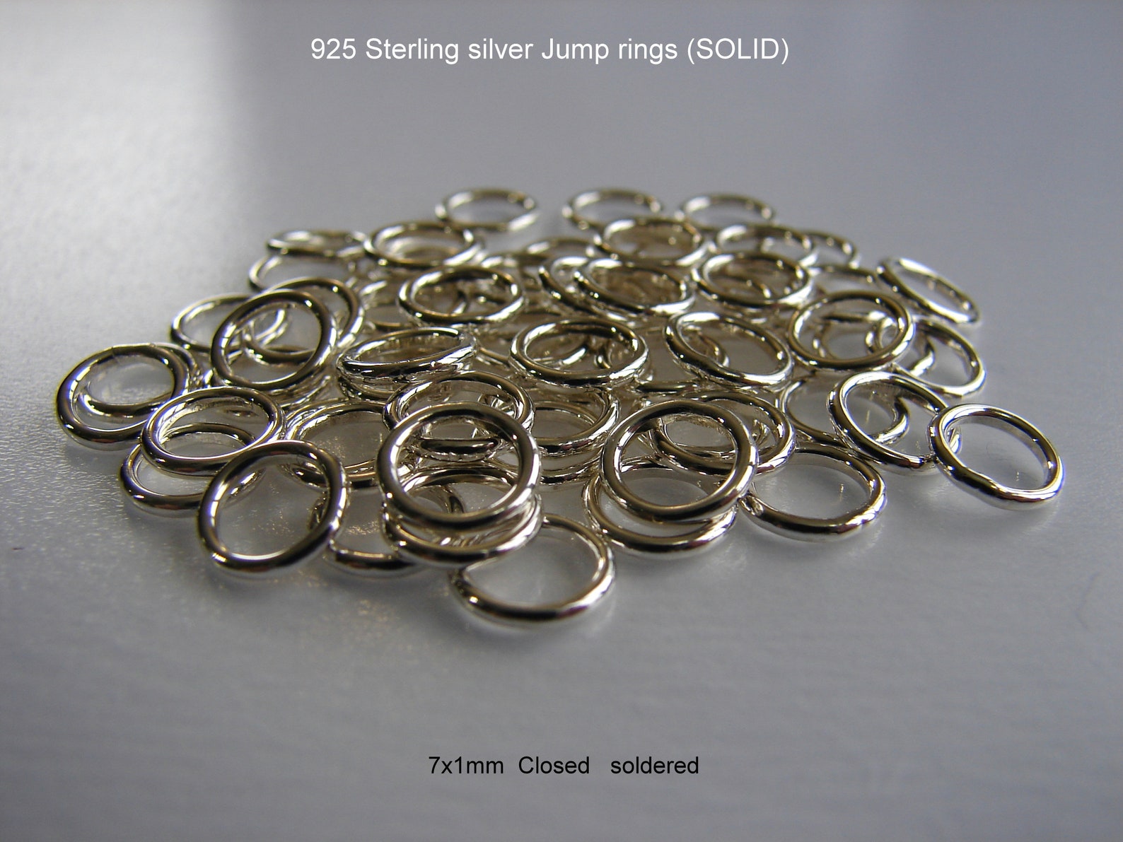 925 Sterling Silver Jump Ringssolidopened & Closed Jump - Etsy