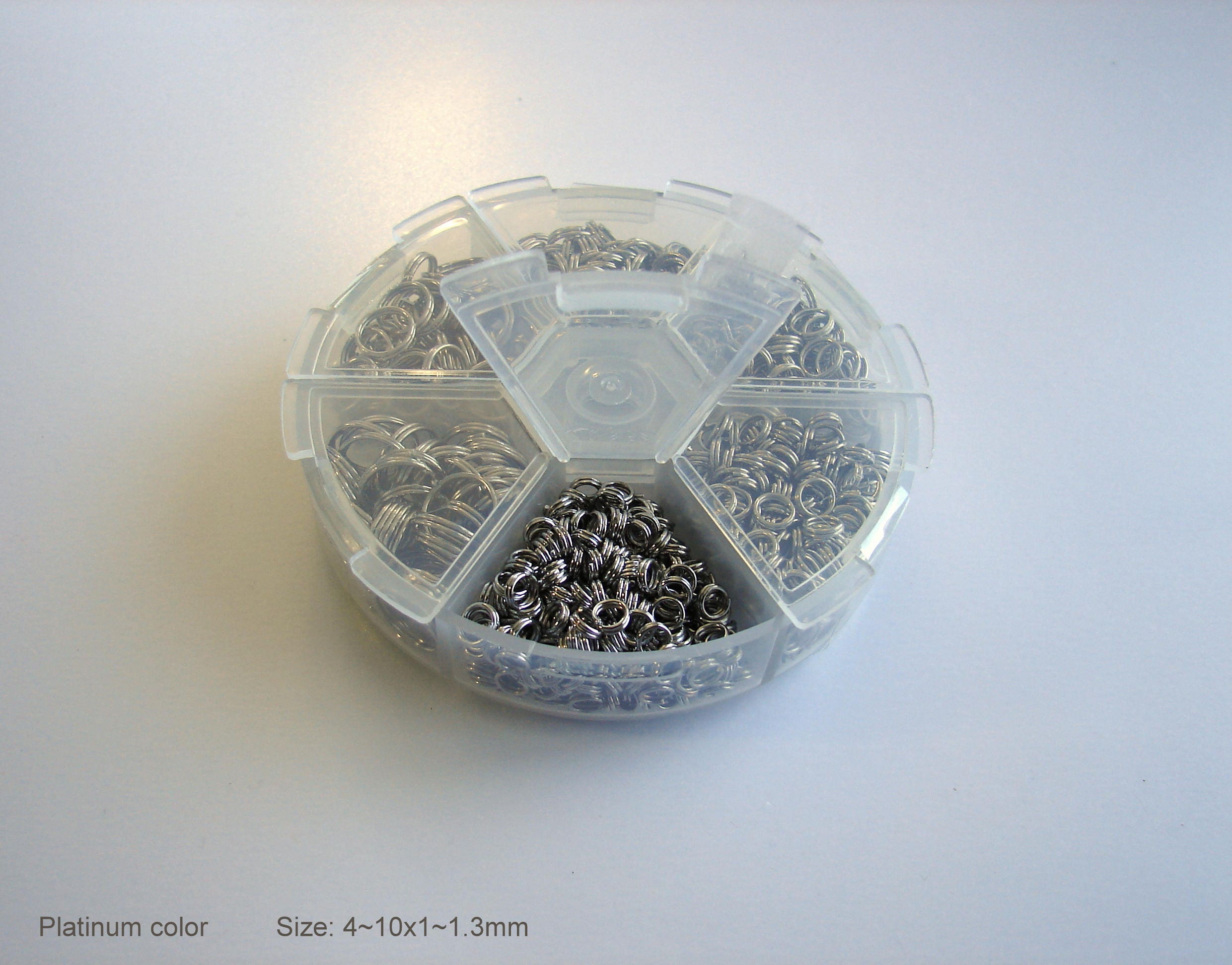 1 Box of Iron Split Rings Silver Color Antique Bronze Color - Etsy