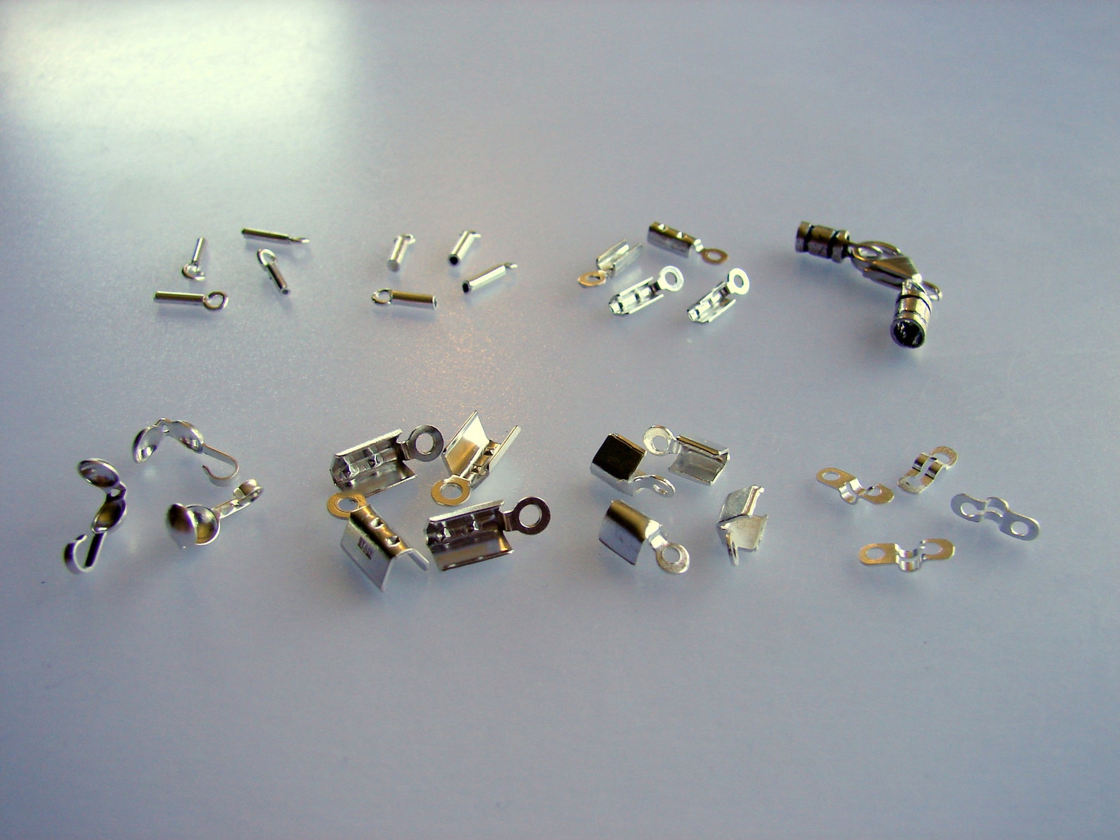 925 Sterling Silver Cord Ends, End Tubes & End Tubes With Clasps ...