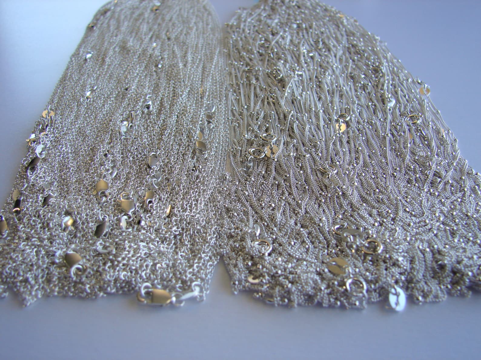 925 Sterling Silver Necklace Chain, Oval Chain, Twist Chain, Length: 16 ...