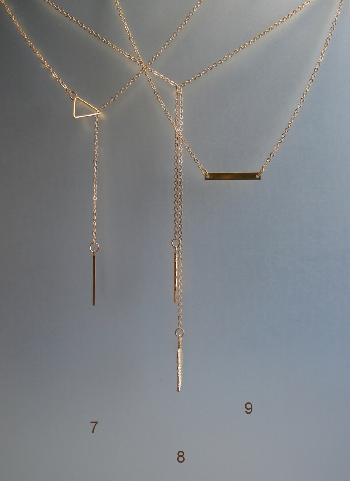 Minimalist Necklace Minimal Necklace Dainty Necklace Chain - Etsy