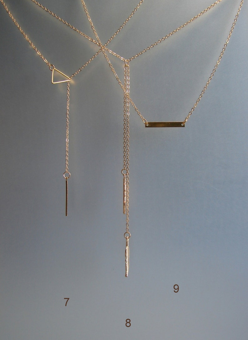 Minimalist Necklace Minimal Necklace Dainty Necklace Chain - Etsy