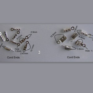 925 Sterling Silver Cord Ends, End Tubes & End Tubes With Clasps ...