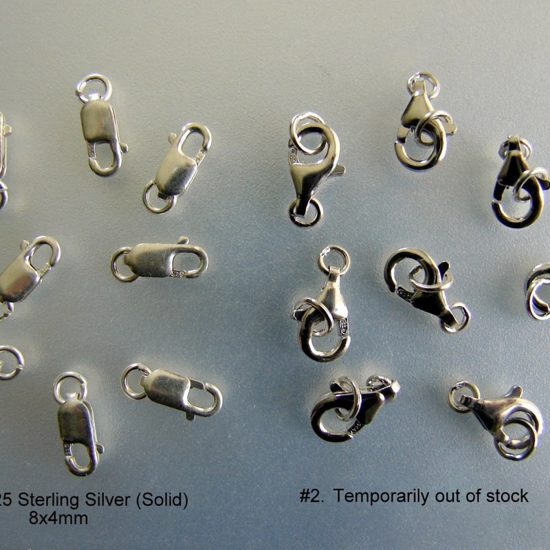 Sterling Silver Clasps - Etsy