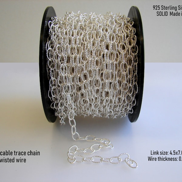 Sterling Silver Chain Bulk - Etsy