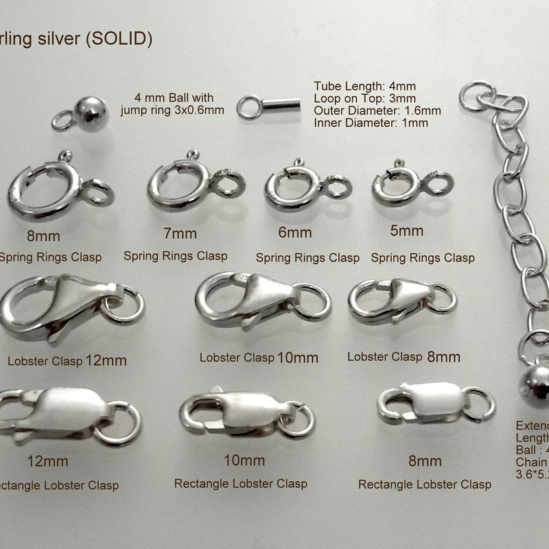 Silver Clasps - Etsy