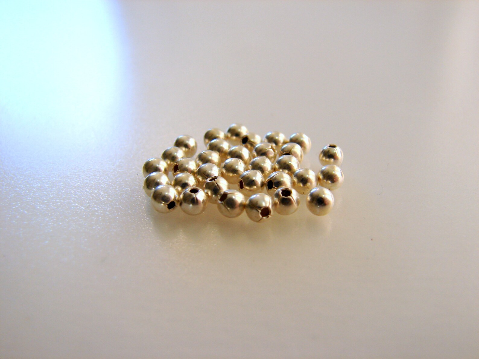 925 Sterling Silver SOLID Beads With One Hole for Finish | Etsy