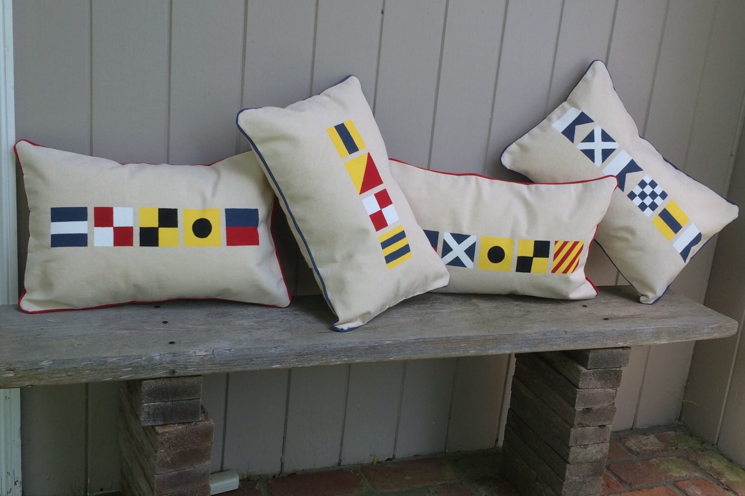Custom Nautical Flag Pillow - Etsy Canada