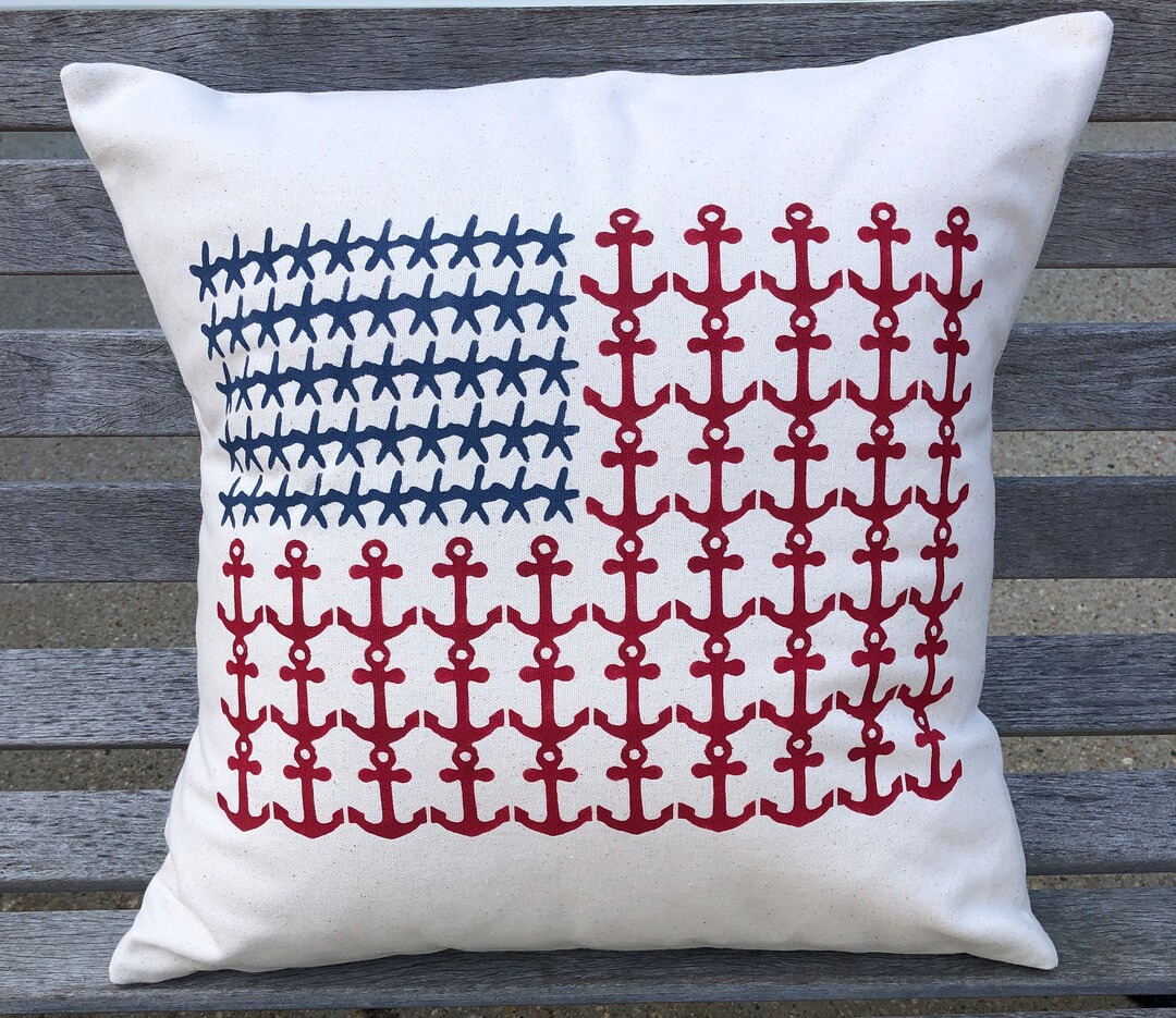 Anchor & Starfish Flag - Etsy