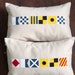 Custom Nautical Flag Pillow - Etsy