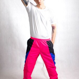 Windbreaker Water Repellent Tracksuit Neon Pink - Etsy