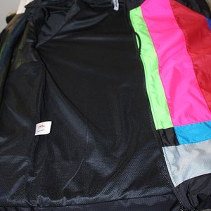 TV Color Bar Windbreaker Jacket, Water Repellent. - Etsy