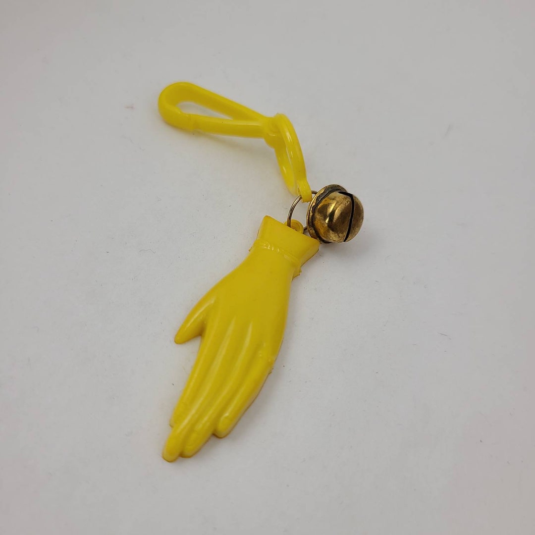 90s Vintage Key Chains- Lend a Hand Jingle Charm Key Chain- Vintage ...
