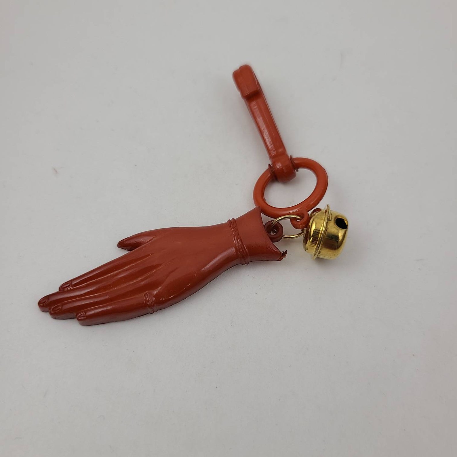 90s Vintage Key Chains Lend a Hand Jingle Charm Key Chain - Etsy